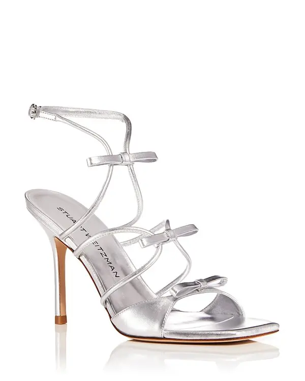 STUART WEITZMAN Tully 100 Bow Strappy Sandals