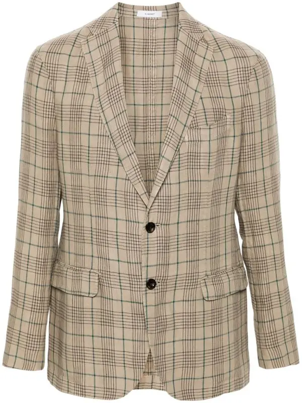 Boglioli Single-breasted Linen Blazer
