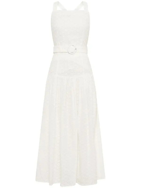 Nicholas Yasmine Lace Dress - White | Editorialist