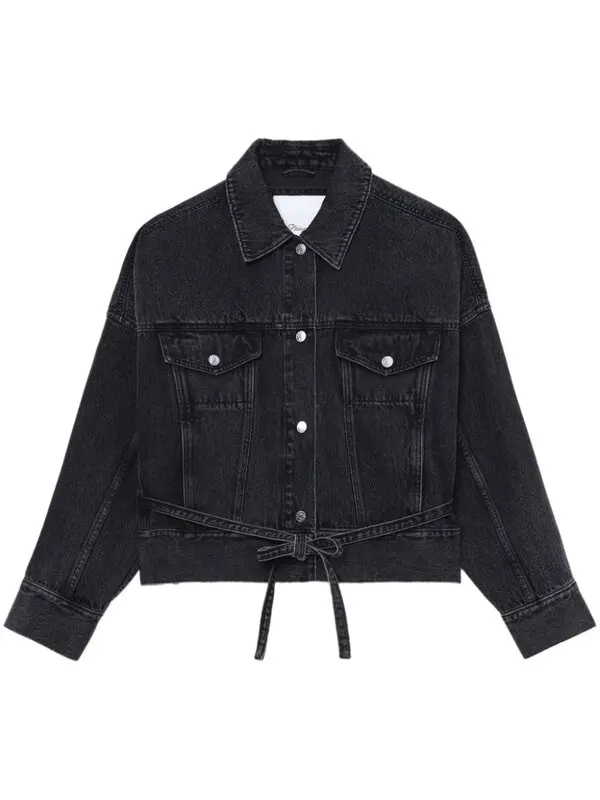 3.1 Phillip Lim Button-up Belted Denim Jacket
