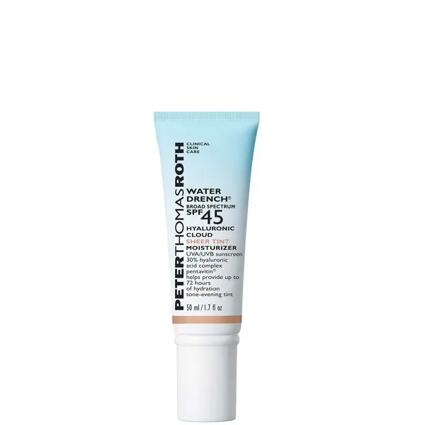 PETER THOMAS ROTH Water Drench Broad Spectrum Spf 45 Hyaluronic Sheer Tint Moisturiser 50ml - One-color