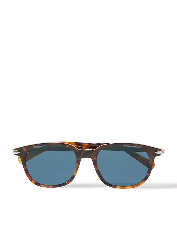 Dior Diorblacksuit S12i Square-frame Acetate Sunglasses - Tortoiseshell