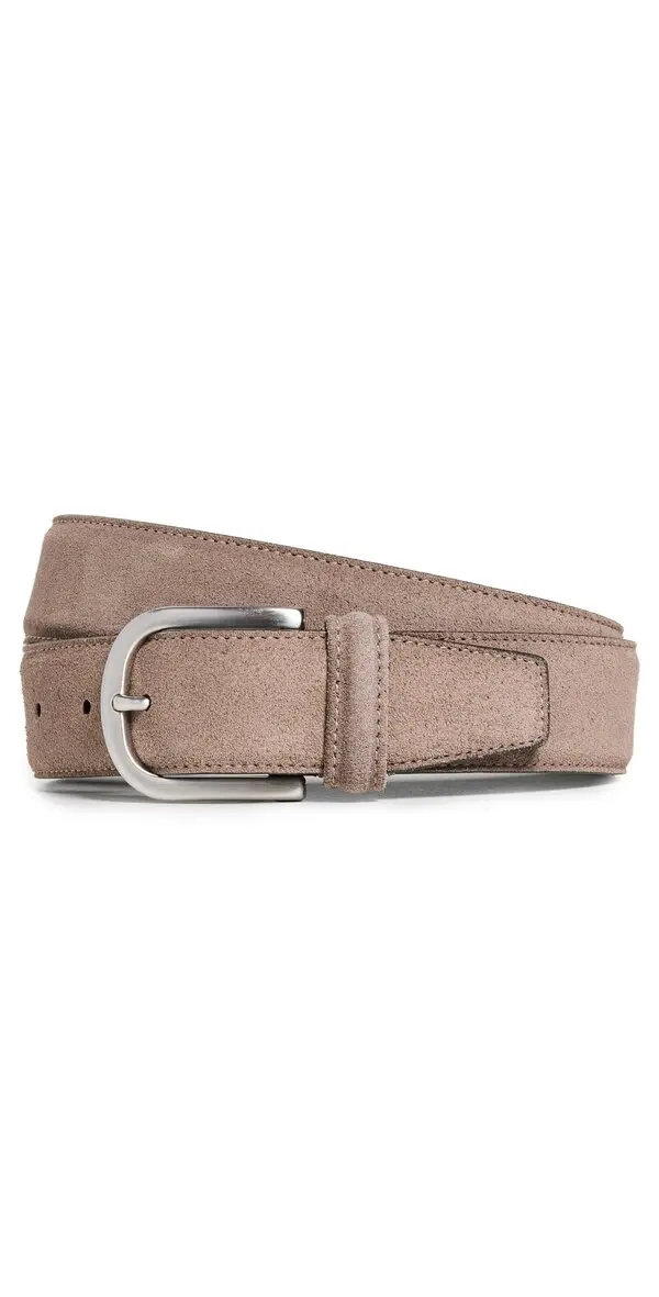 Anderson's Suede Belt - Taupe F13