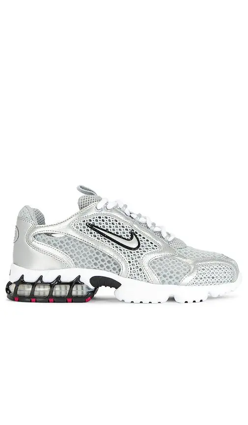Nike Zoom Spiridon Cage 2 Sneakers - Light Smoke Grey & Metallic Silver