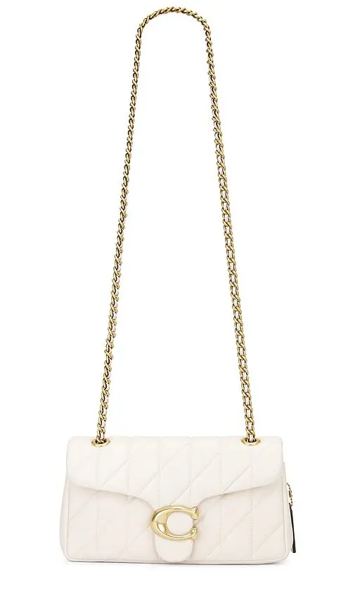 Coach Quilted Tabby Shoulder Bag - Chalk