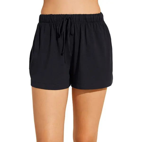 Eberjey Gisele Pajama Shorts - Black
