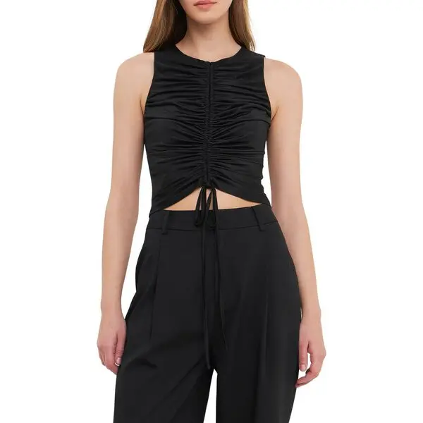 Endless Rose Ruched Crop Tank