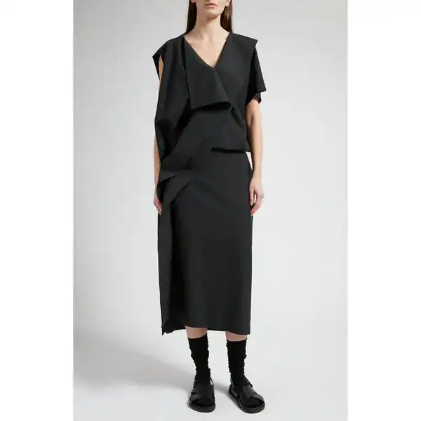 the row asymmetrical dress Bamaris Cotton Dress  La Garonne