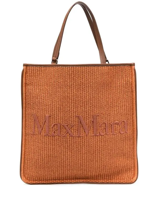 Max Mara Easybag Raffia Tote