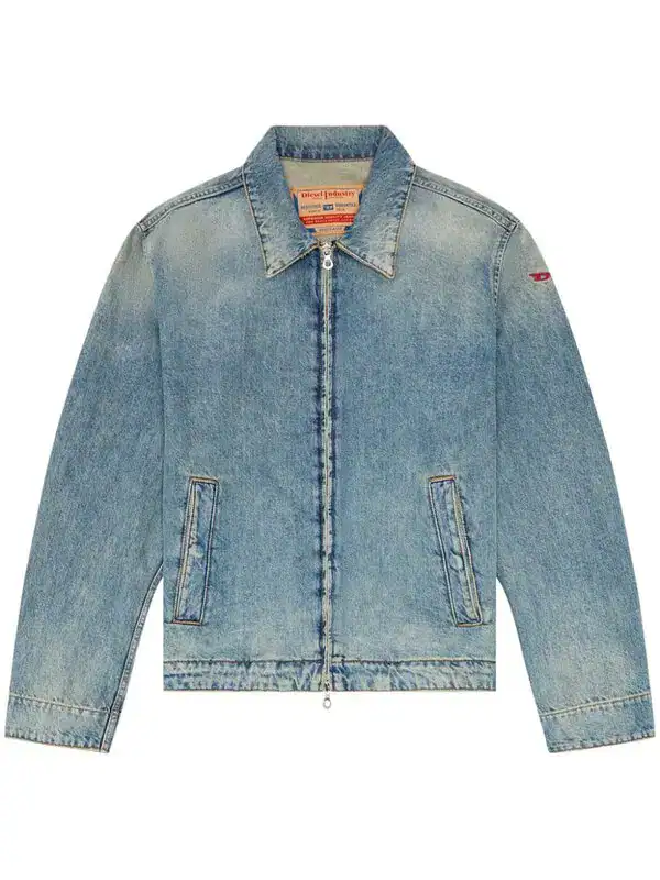 Diesel® D-Rohe Denim Jacket In Blue - 50% Off | Editorialist