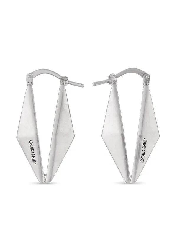 JIMMY CHOO Diamond Earrings - Silver