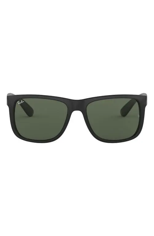 Ray-ban 54mm Rectangular Sunglasses - Black/green
