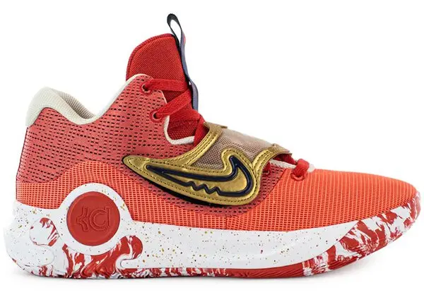 Nike Kd Trey X Sneakers - University Red/midnight Navy Blue/light Orewood Brown