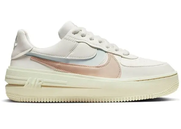 Nike Air Force 1 Plt.af.orm Sneakers - Sail/shimmer/arctic Orange