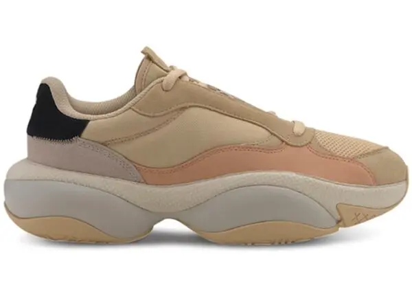 PUMA Alteration Premium Leather Sneakers - Beige/pink