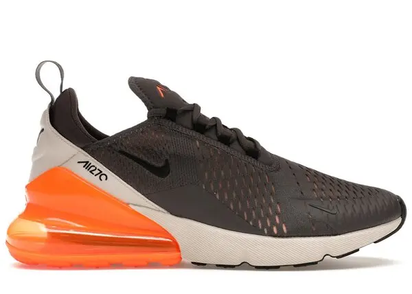 Nike Air Max 270 Sneakers - Thunder Grey/desert Sand/total Orange