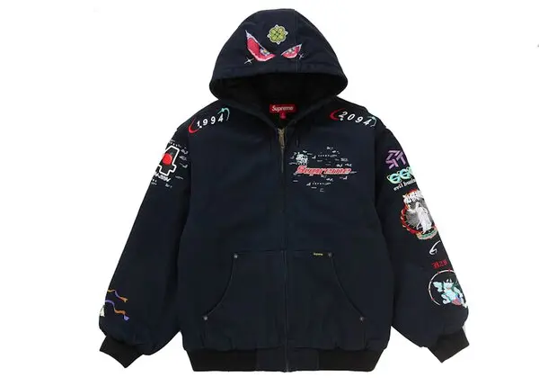 Supreme Aoi Hooded Work Jacket - Black