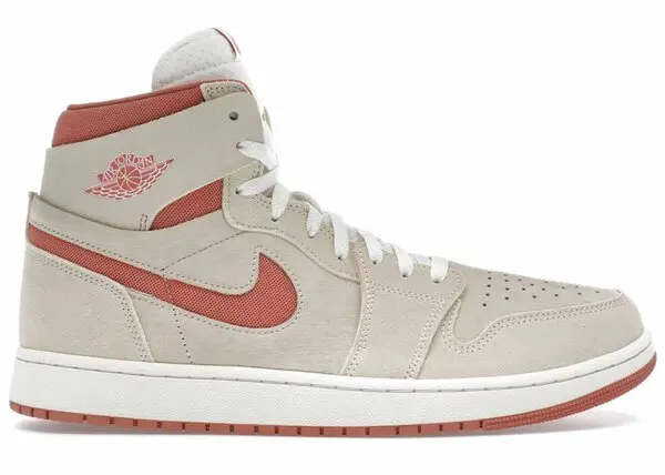JORDAN 1 High Zoom Air Cmft 2 Terra Sneakers - Sail/burnt Sunrise