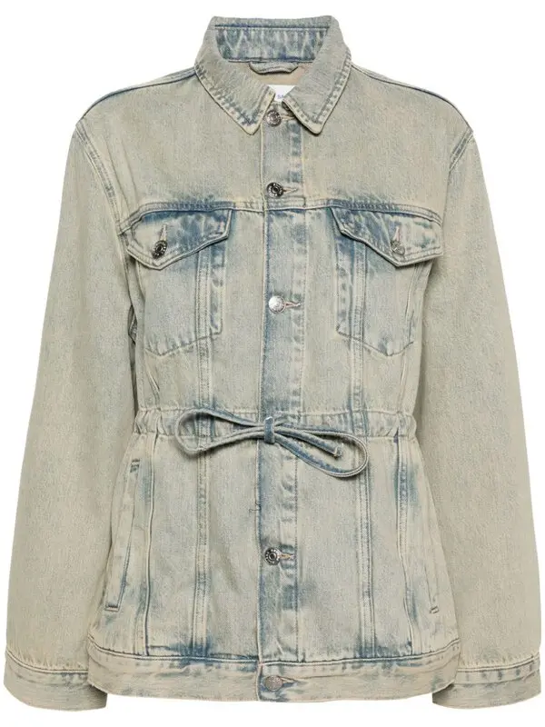 SAMSOE SAMSOE Bleached Denim Jacket