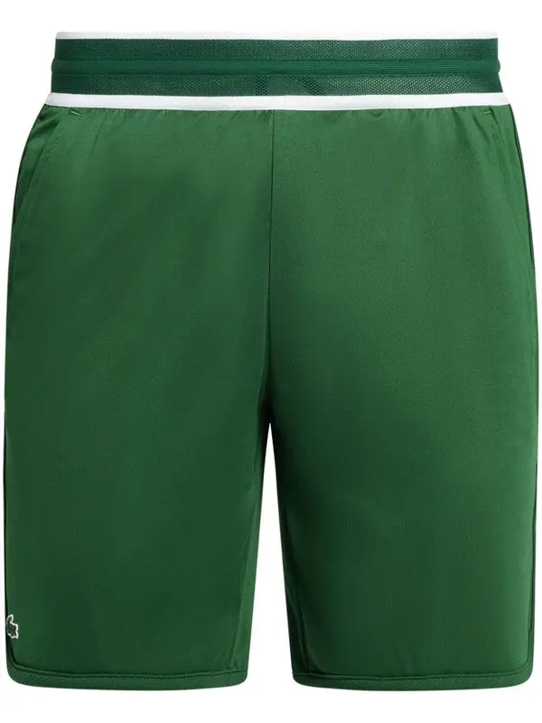 Lacoste Embroidered Track Shorts - Green