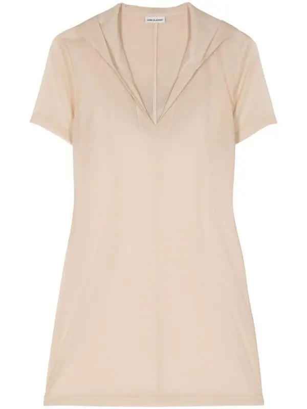 LOW CLASSIC Sheer Hooded Top