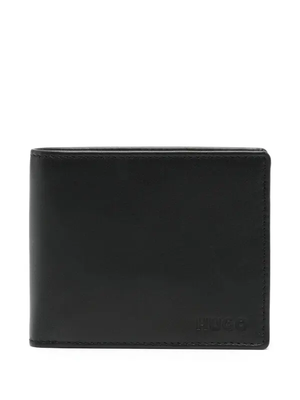 Hugo Boss Logo-debossed Leather Wallet