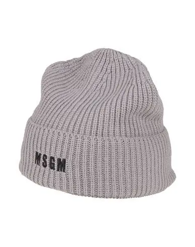 MSGM Merino Wool-acrylic Beanie - Grey