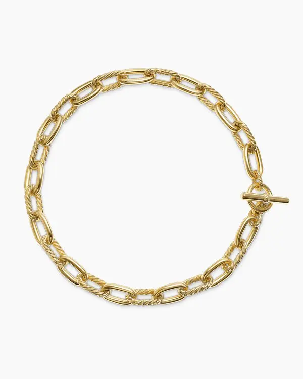 David Yurman Dy Madison® Toggle Chain Necklace - All 18k Yellow Gold