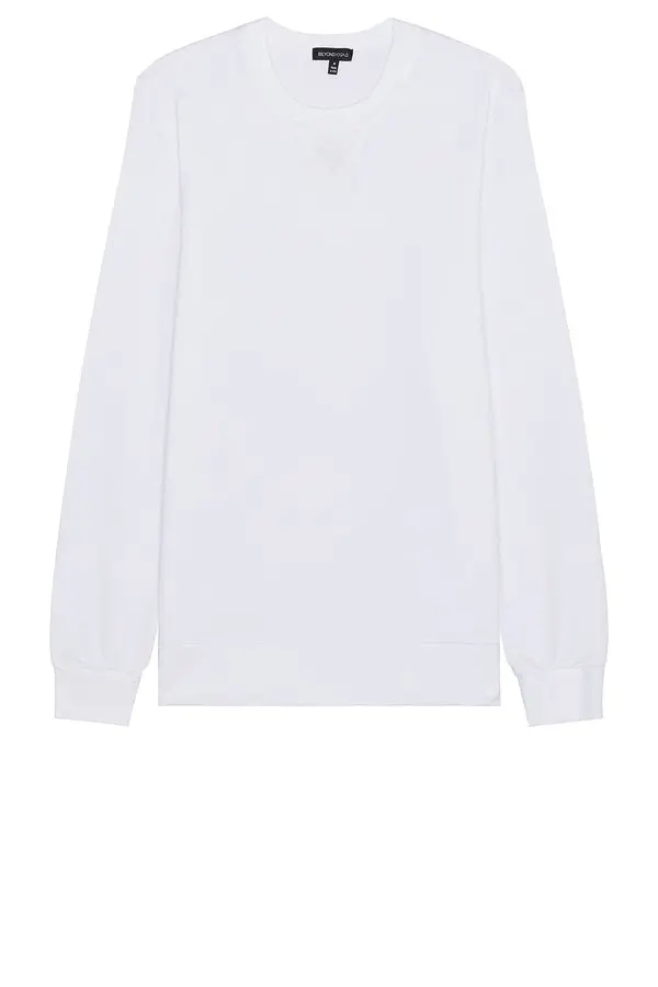 Beyond Yoga Always Beyond Pullover Crew - True White