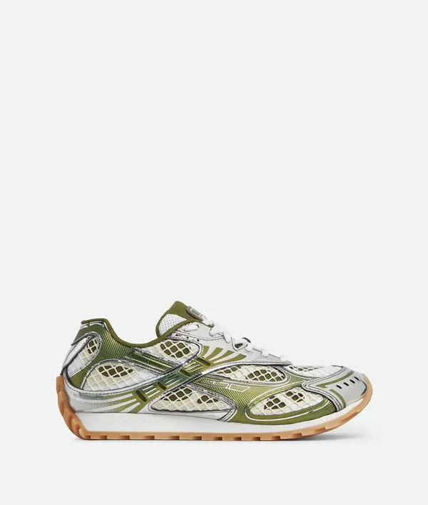 Bottega Veneta Orbit Sneakers - Mud/white