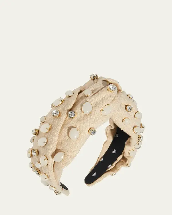 Lele Sadoughi Greta Embellished Headband
