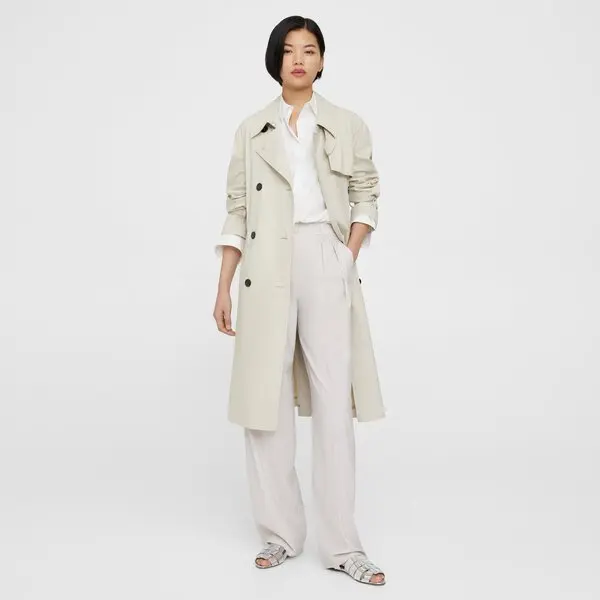 Theory Double-breasted Trench Coat