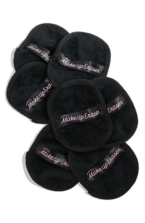 THE ORIGINAL MAKEUP ERASER 7-day Chic Makeup Eraser Set With Laundry Bag - Black