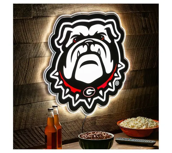 EVERGREEN Ncaa Led Mascot Shaped Lit Wall Sign