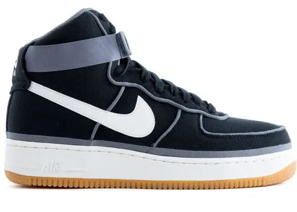 Nike Air Force 1 High '07 Lv8 Sneakers - Black/sail/team Orange