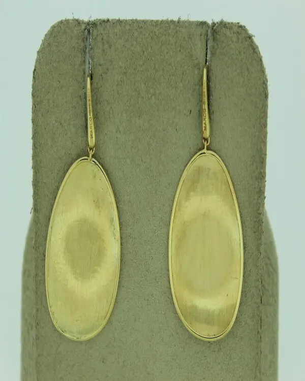 Marco Bicego Lunaria 18k Gold Drop Earrings