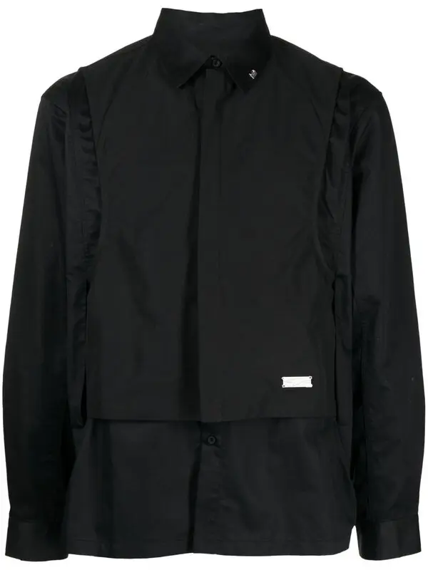 C2H4 Long-sleeved Layered Shirt