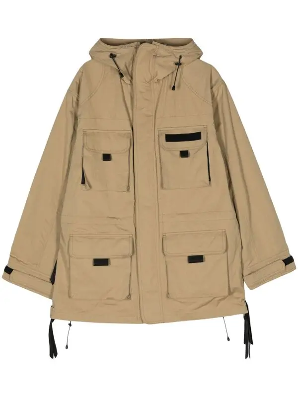 Junya Watanabe Hooded Military Jacket - Neutrals