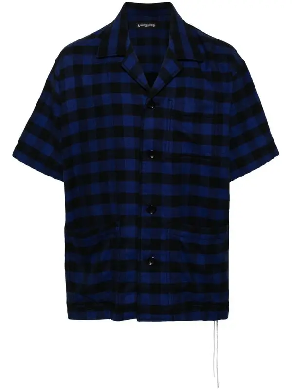 MASTERMIND WORLD Checked Cotton Shirt
