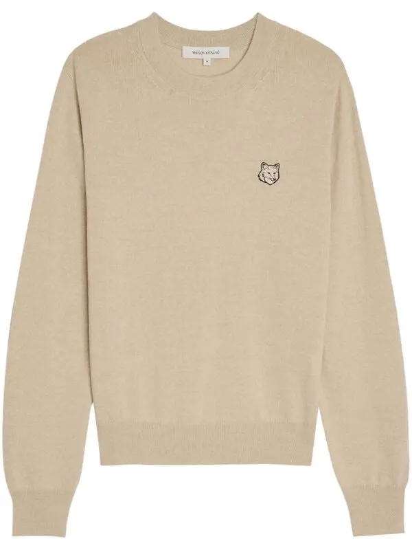 Maison Kitsuné Wool Jumper - Neutrals