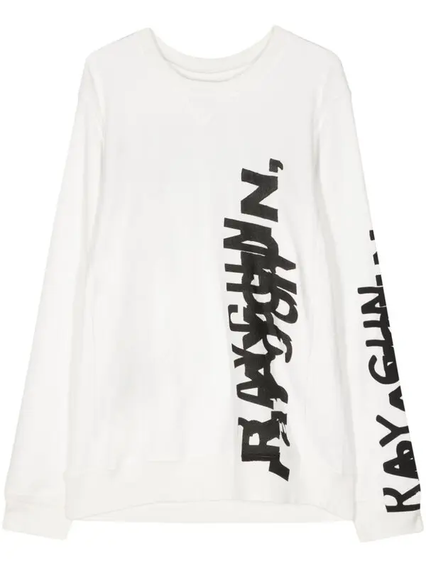 TAKAHIROMIYASHITA THESOLOIST. Graffiti-print Long-sleeve Sweatshirt