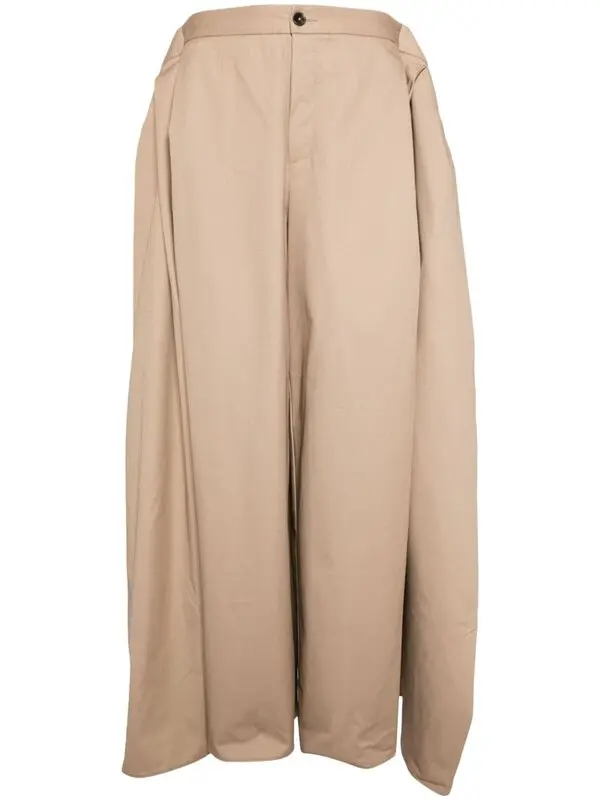 PUPPETS AND PUPPETS Draped Straight-leg Trousers