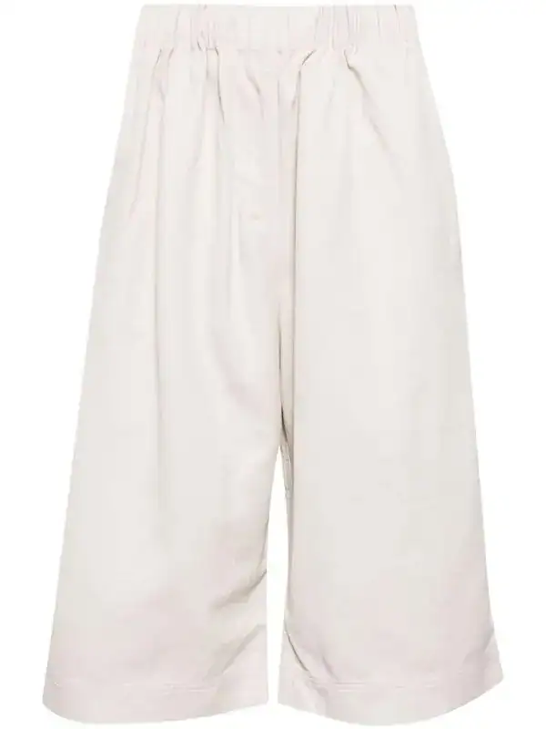 CASEY CASEY Yama Cotton Shorts - Neutrals | Editorialist