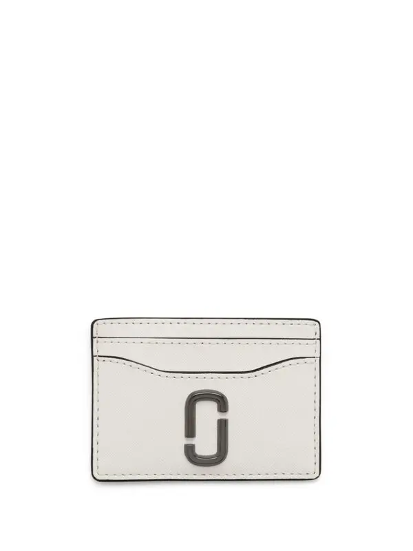 Marc Jacobs Logo-plaque Leather Cardholder - Black
