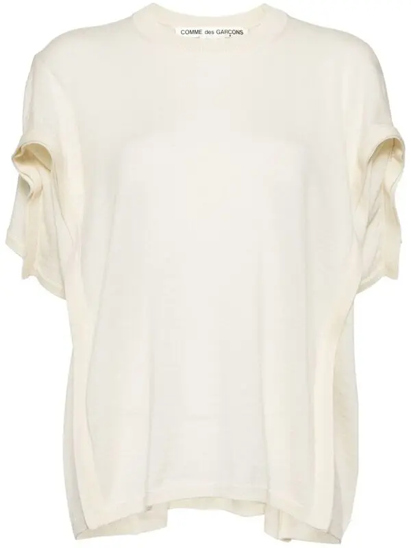 Comme Des Garçons Layered Wool Top