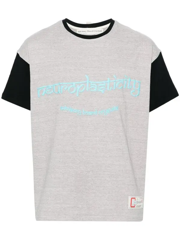 ADVISORY BOARD CRYSTALS Text Print Cotton T-shirt