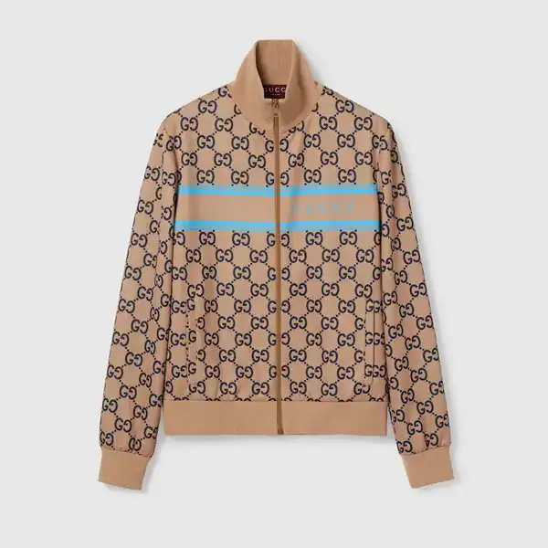 GUCCIPrinted Technical Jersey Jacket