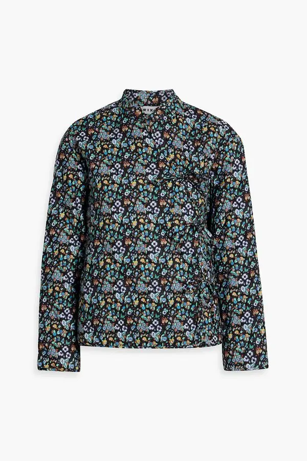 Rixo Rhae Floral-print Quilted Cotton Jacket