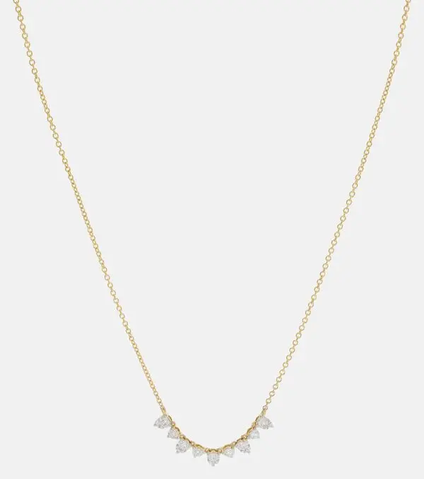 STONE AND STRAND Perfect Pear Diamond Necklace