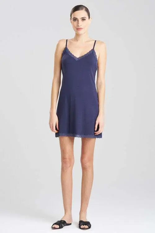 Natori Feathers Essentials Chemise - Blue